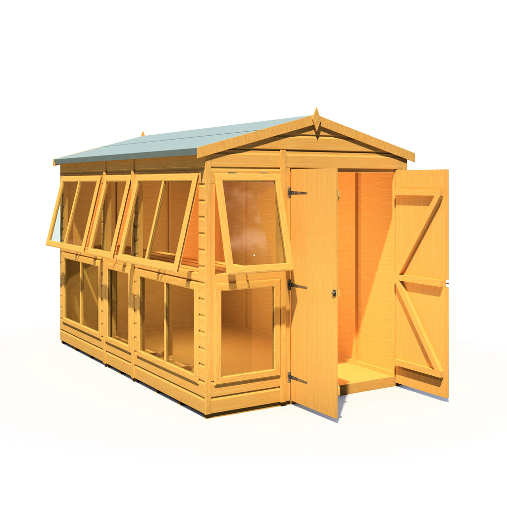 Sun Hut Potting Shed 6'x10' – Norfolk Sheds