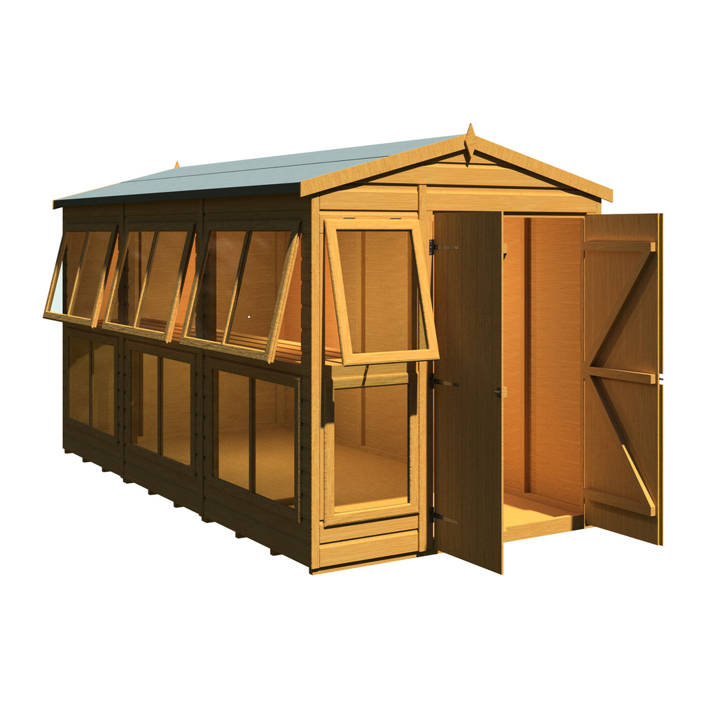 Sun Hut Potting Shed 6'x12' – Norfolk Sheds