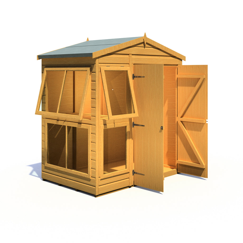 Sun Hut Potting Shed 6'x4' – Norfolk Sheds