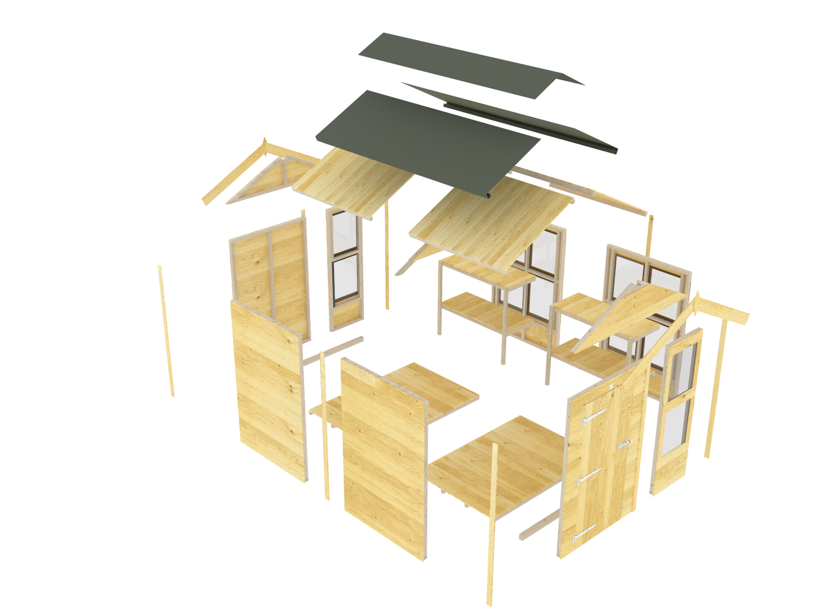 Sheds DIY - 4'x6' Apex Potting Shed – Norfolk Sheds