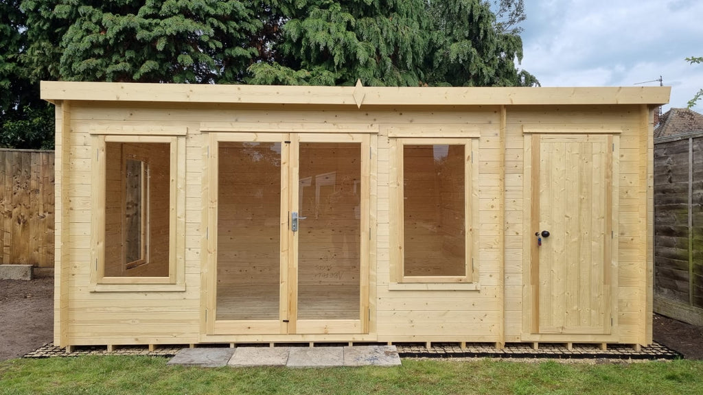 Elm Log Cabin – Norfolk Sheds