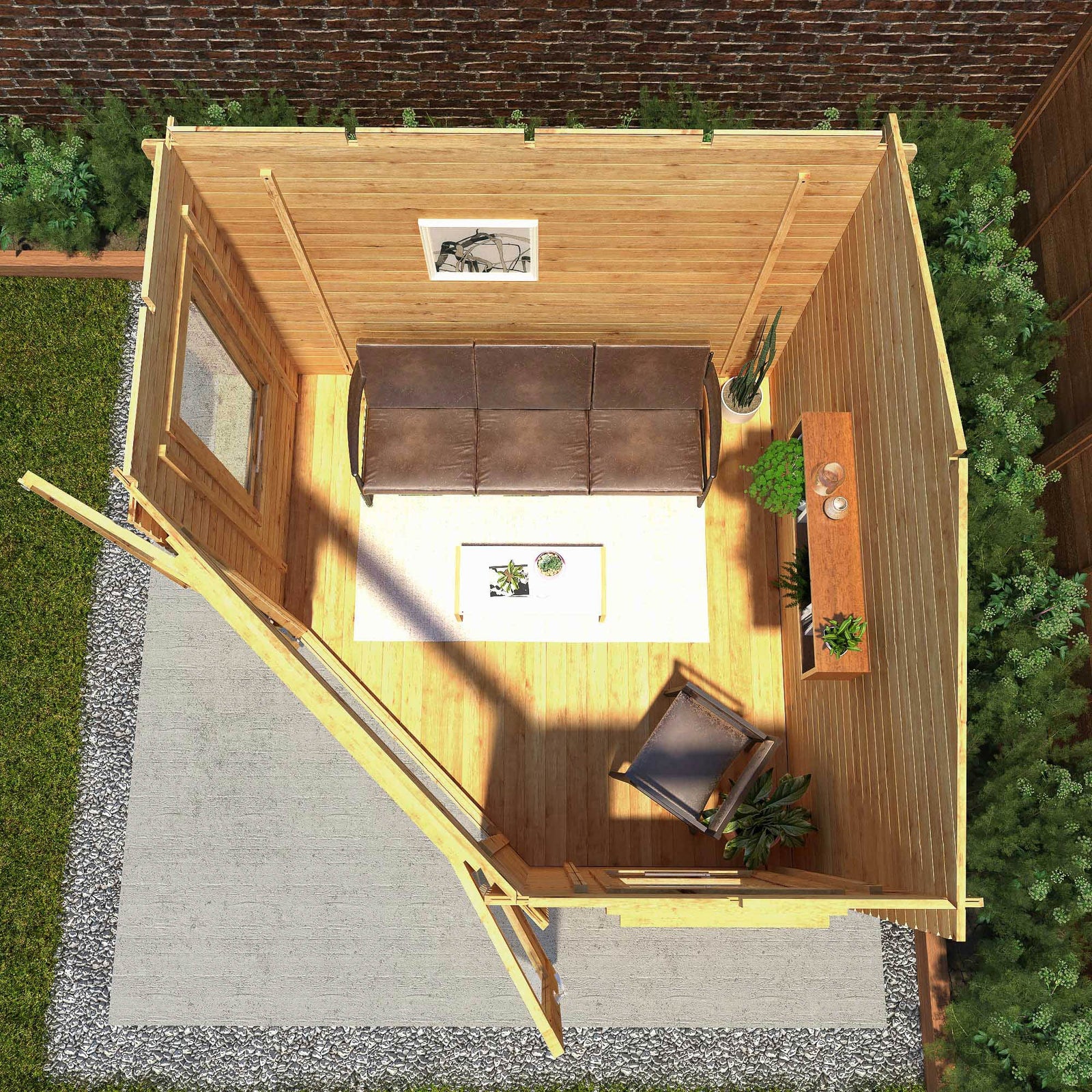 Mercia Corner Log Cabin - Various Sizes Available – Norfolk Sheds