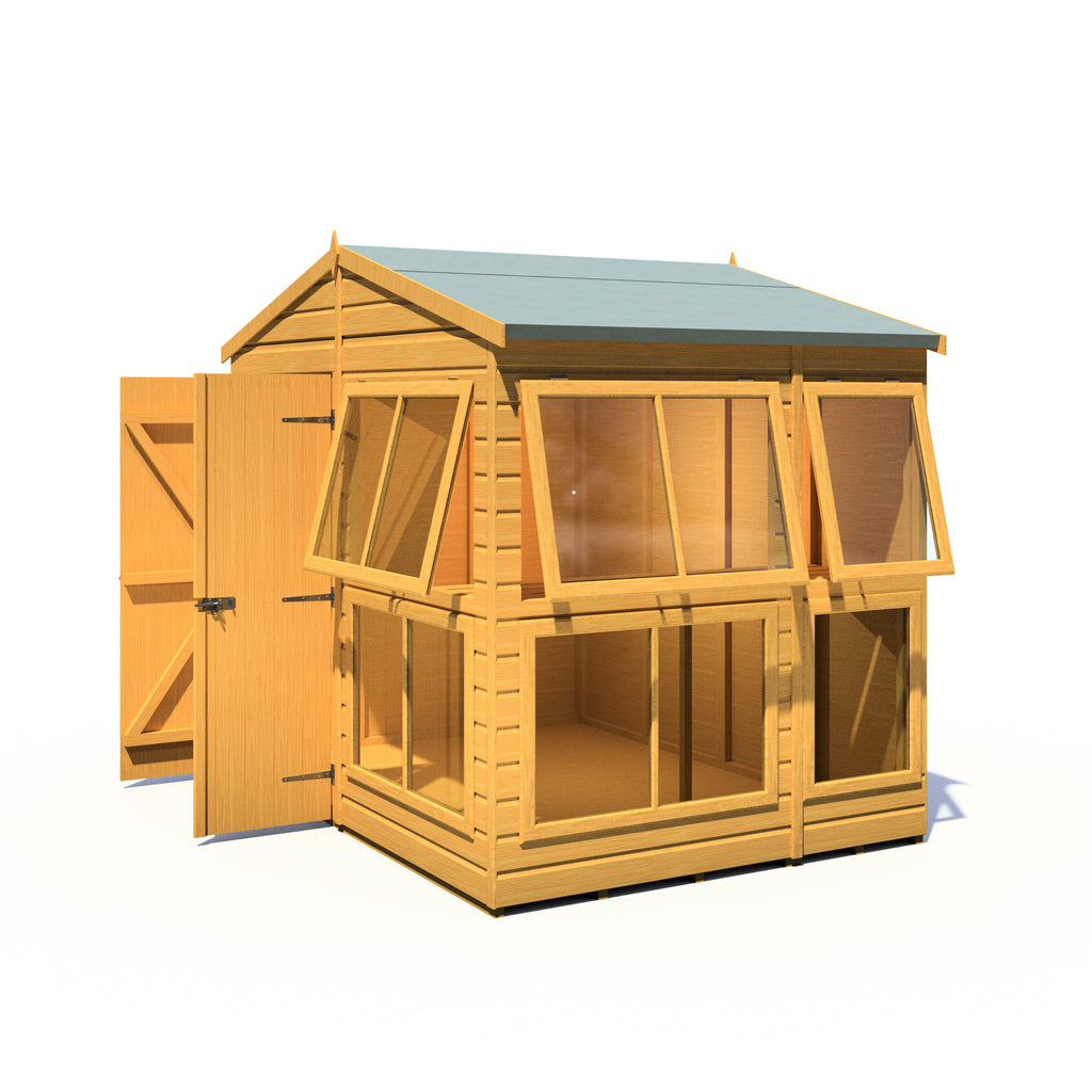 Sun Hut Potting Shed 8'x6' – Norfolk Sheds