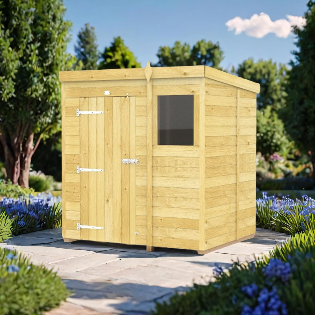 Sheds DIY Pent Sheds - 5ft Deep - Numerous Size Variations Available ...