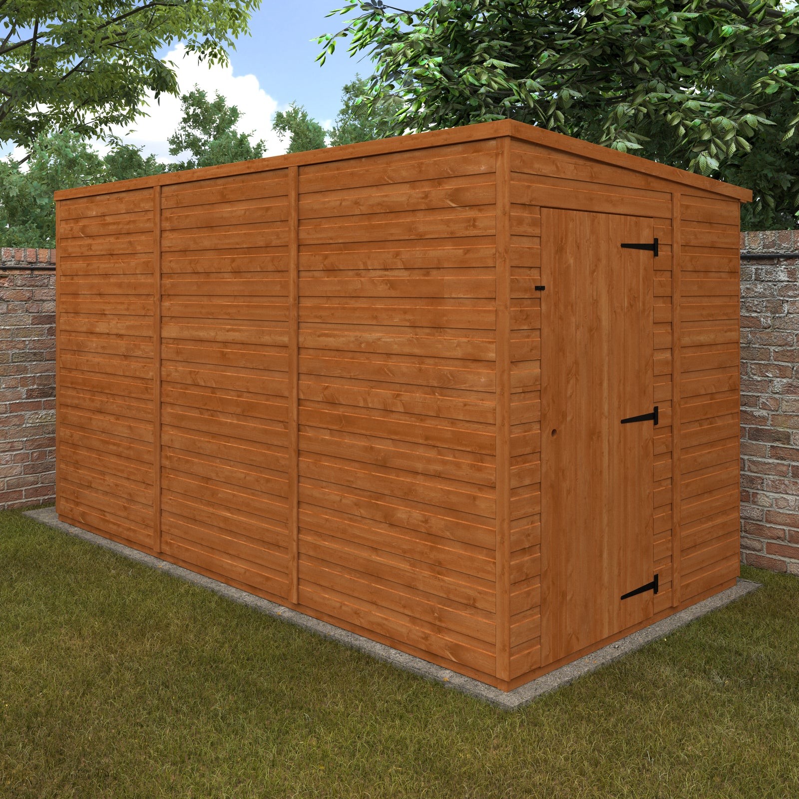 Woodlands Flex Pent Windowless Shed – Norfolk Sheds