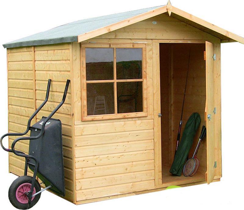 Abri Shed (7' x 7') / Apex Garden Shed 1.98m x 2.05m – Norfolk Sheds